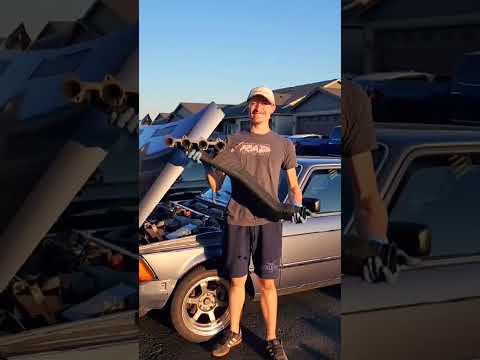 EXHAUST HEAT WRAP INSTALL #experiment #diy