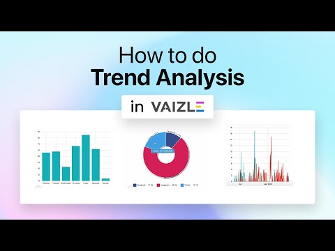 How to do Trend Analysis in Vaizle
