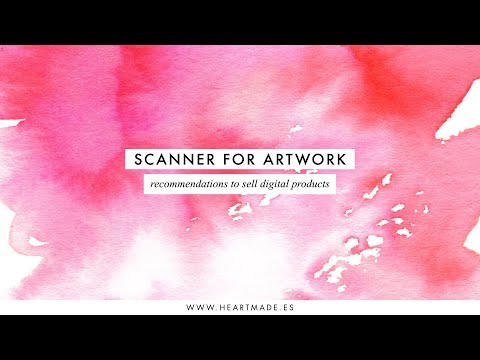 Scanner for artwork recommendations to sell digital products