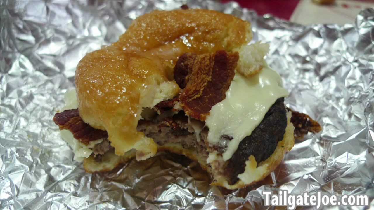 Glazed Donut Bacon Cheeseburger