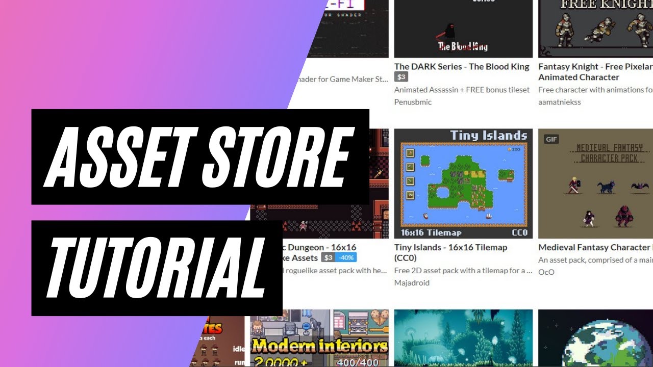 How to use Assets - GDevelop