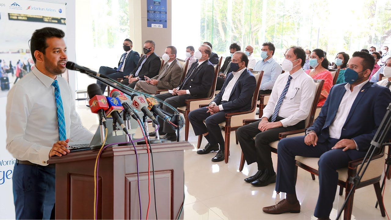 Isuru Dissanayake at the Launch of Sri Lanka's First Ever Indoor Maps to BIA, Sri Lanka