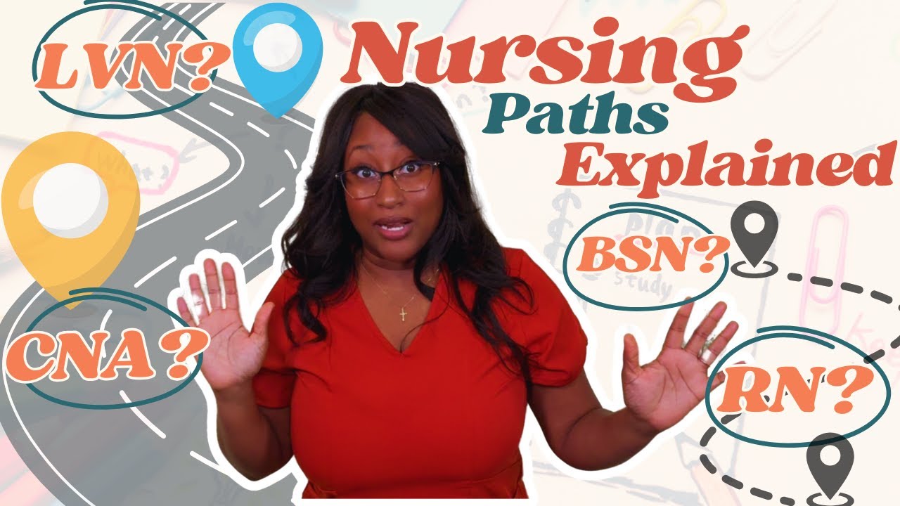 All PATHS to Nursing Explained in 14 Minutes: CNA vs LPN/LVN vs RN vs BSN (with SALARY)