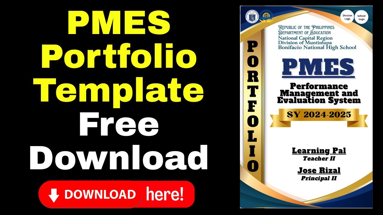 PMES Portfolio Template Free Download