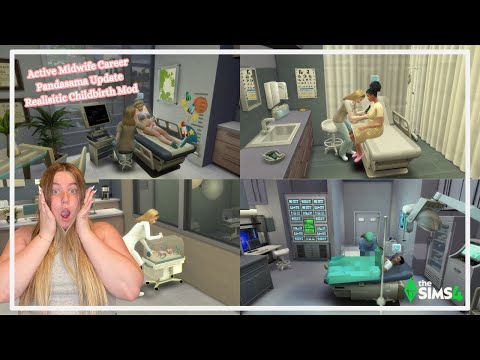 🩺New Active Career: Be a Midwife in The Sims 4! | Realistic Childbirth Mod Update