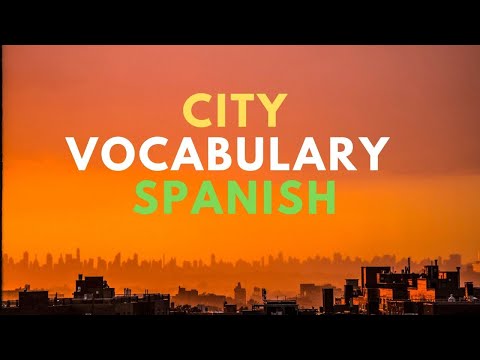 City and Sightseeing Vocabulary in Spanish | Learn Spanish Vocabulary | How to learn Spanish