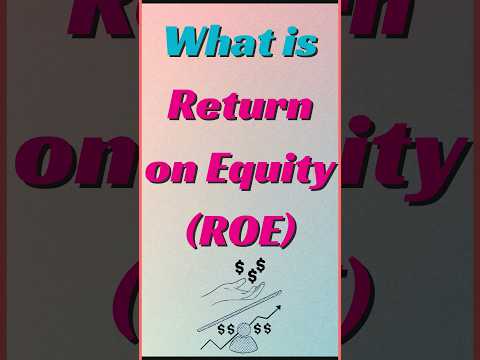 "ROE Uncovered: Your Guide to Shareholder Profitability" #stockmarket
