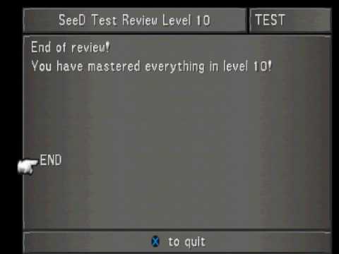 SeeD Tests Answers