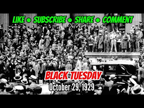 Black Tuesday Today In History October 29, 1929!
