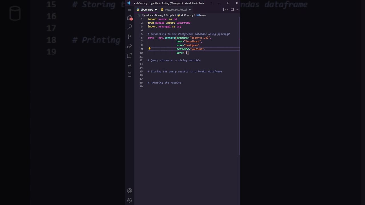 Using Python to query a SQL database in less than 60 seconds! #python #datascience #pandas #sql