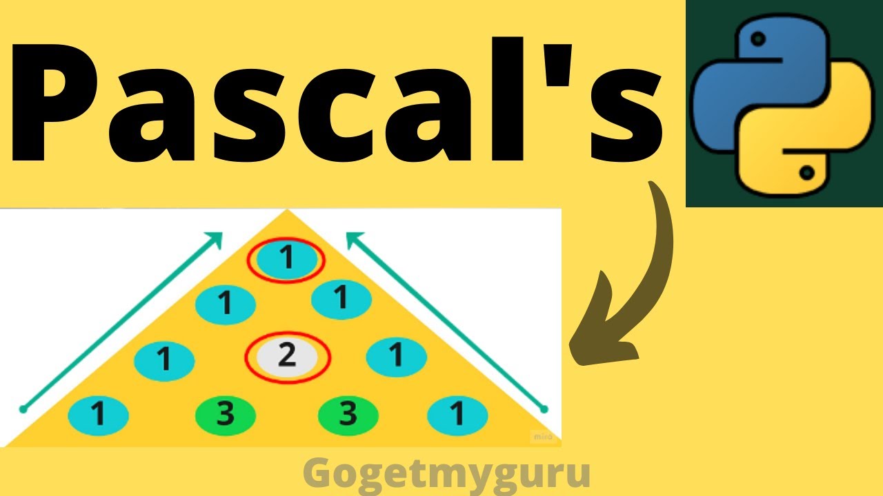 Python Coding Interview Questions | Pascal's Triangle in Python