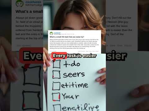 Reddit REVEALS Life Hacks to Boost Productivity and Concentration #shorts #reddit #redditstories