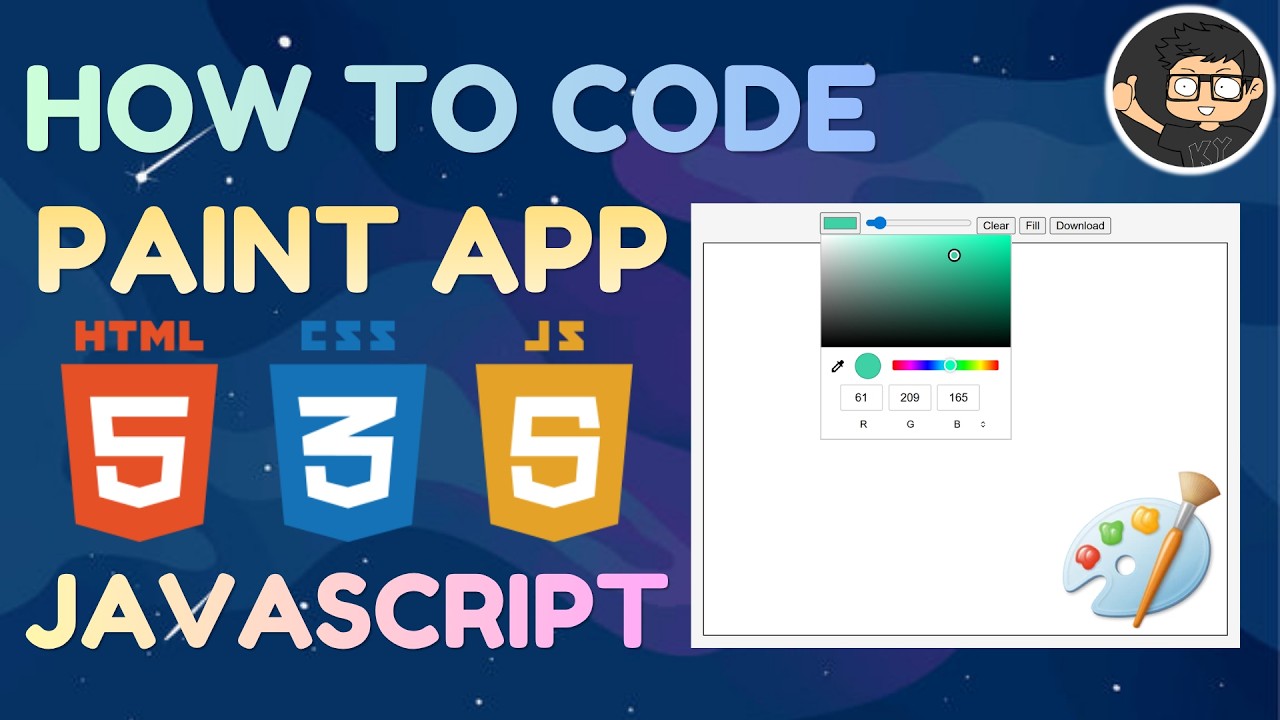 Build A Drawing or Paint App in HTML CSS JavaScript