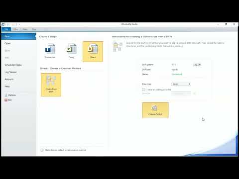 Automate Studio Demo: Simplify the use of BAPIs and RFMS