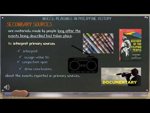Distinction of Primary & Secondary Sources