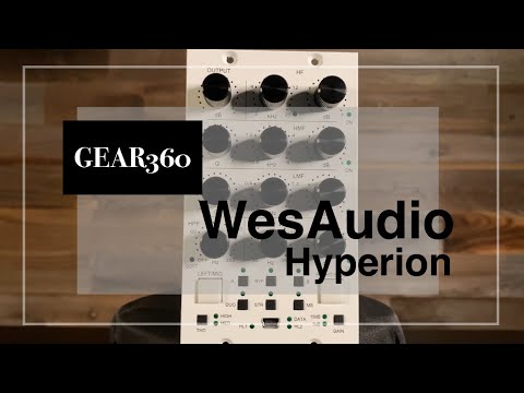 WesAudio HYPERION ng500 500 Series Parametric EQ Module | Reverb