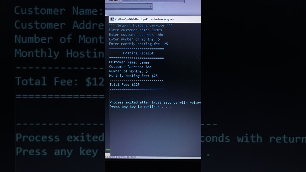 hosting receipt c++#codingninja #coderstokyo #coders #codemasters #codinglife #codelife #code #cpp