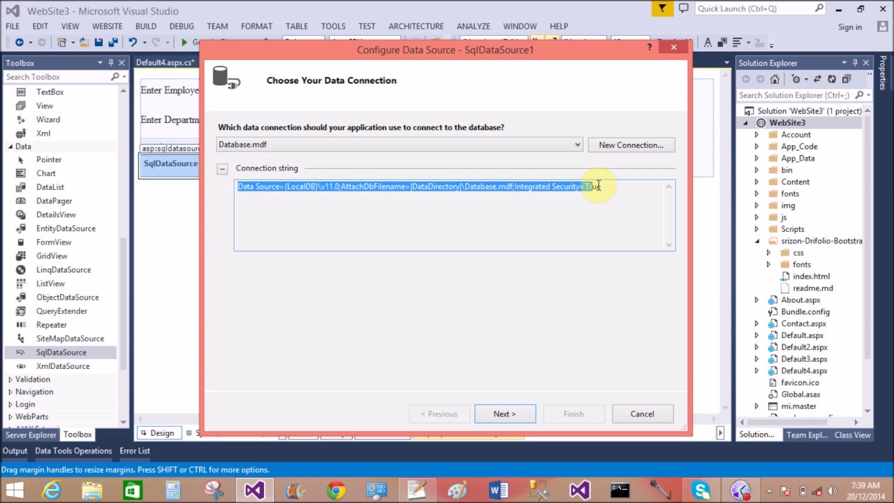 Insert data into two table with same command object in ASP NET