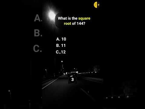 What is the square root of 144? | #riddles #quiz #gainthegk