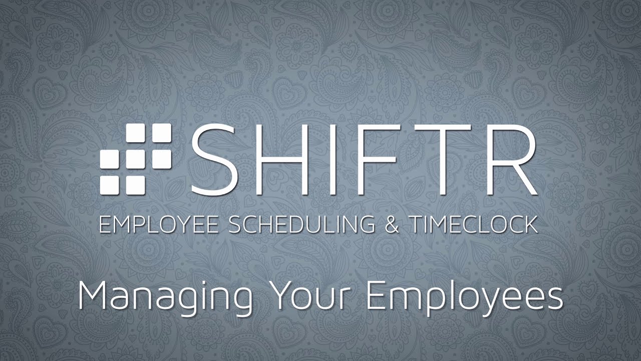 SHIFTR Managing Employees