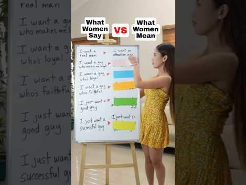 What Women Actually Mean (nice guy)