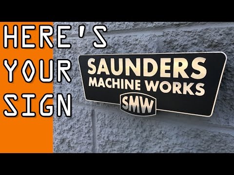 Machining and Powder Coating a Sign - NYC CNC