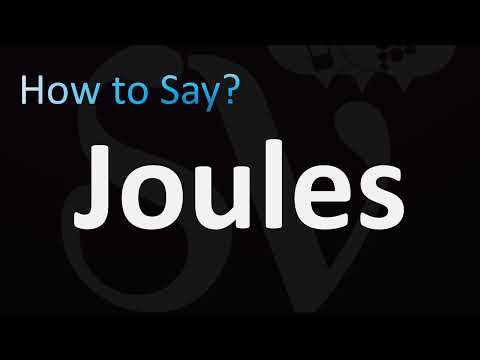 How to Pronounce Joules