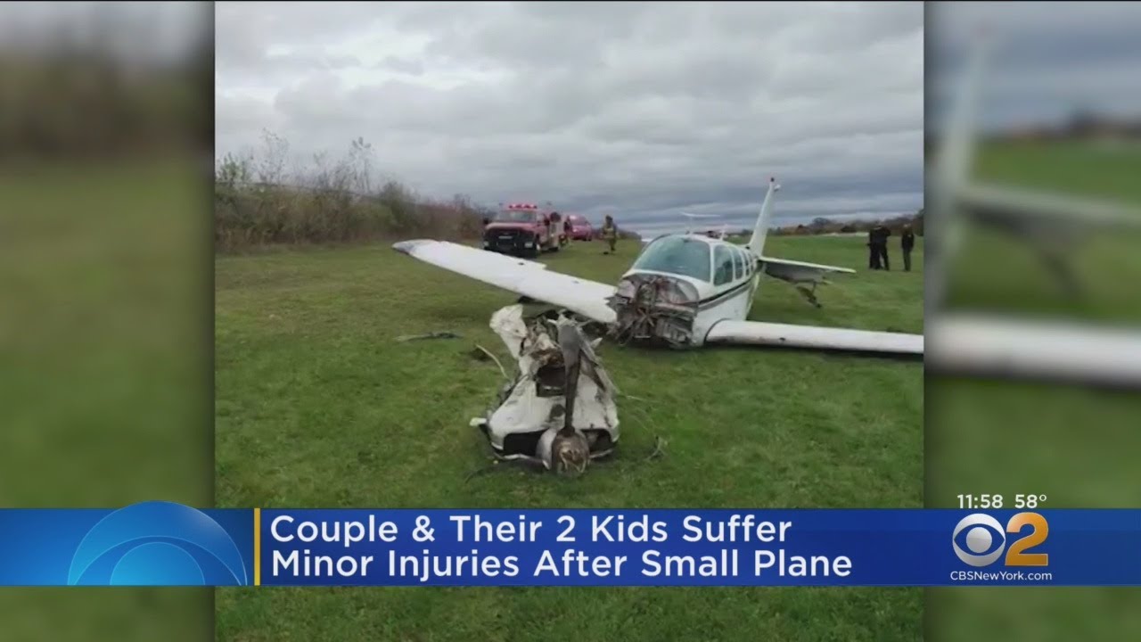 Couple, 2 Kids Suffer Minor Injuries After Small Plane Crash