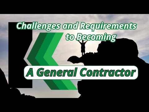 The Challenges and Requirements to Becoming a General Contractor | The K Cup Episode 13