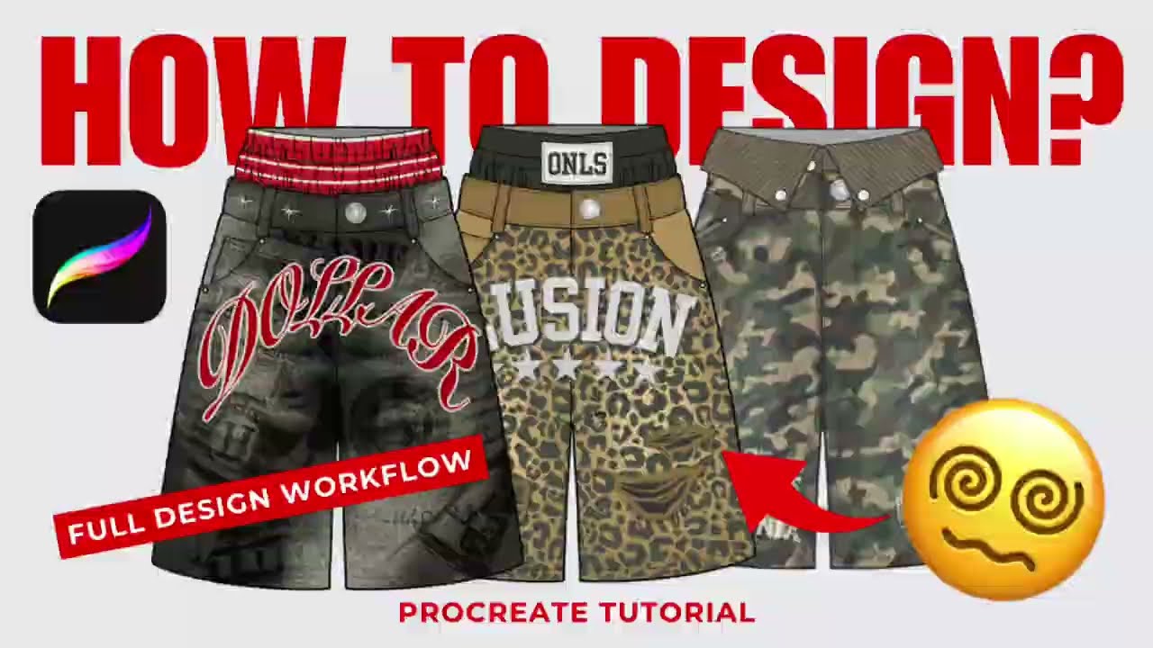 How To Design Clothing Mockup For Your Clothing Brand 2026 | Procreate Tutorial