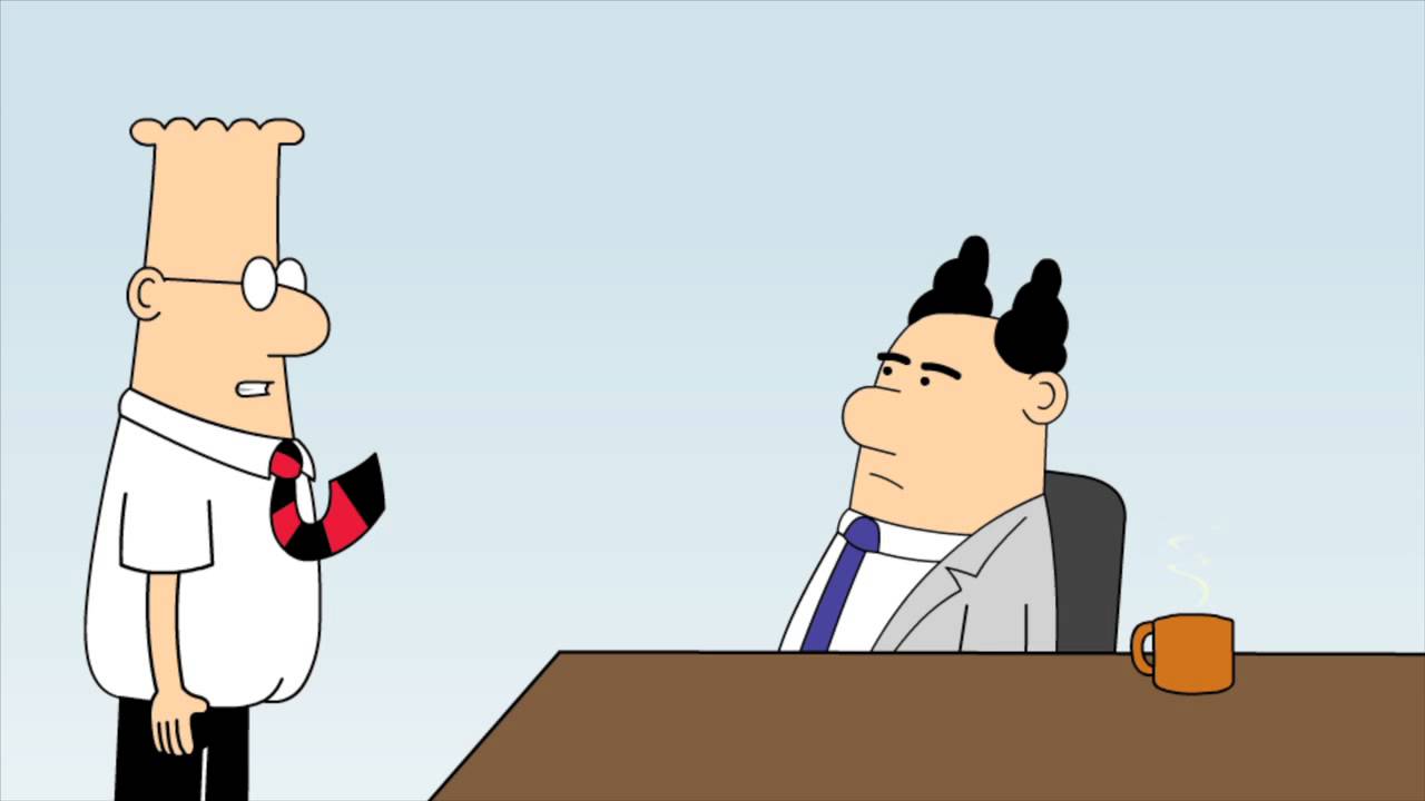 Dilbert: No Hope for Progress