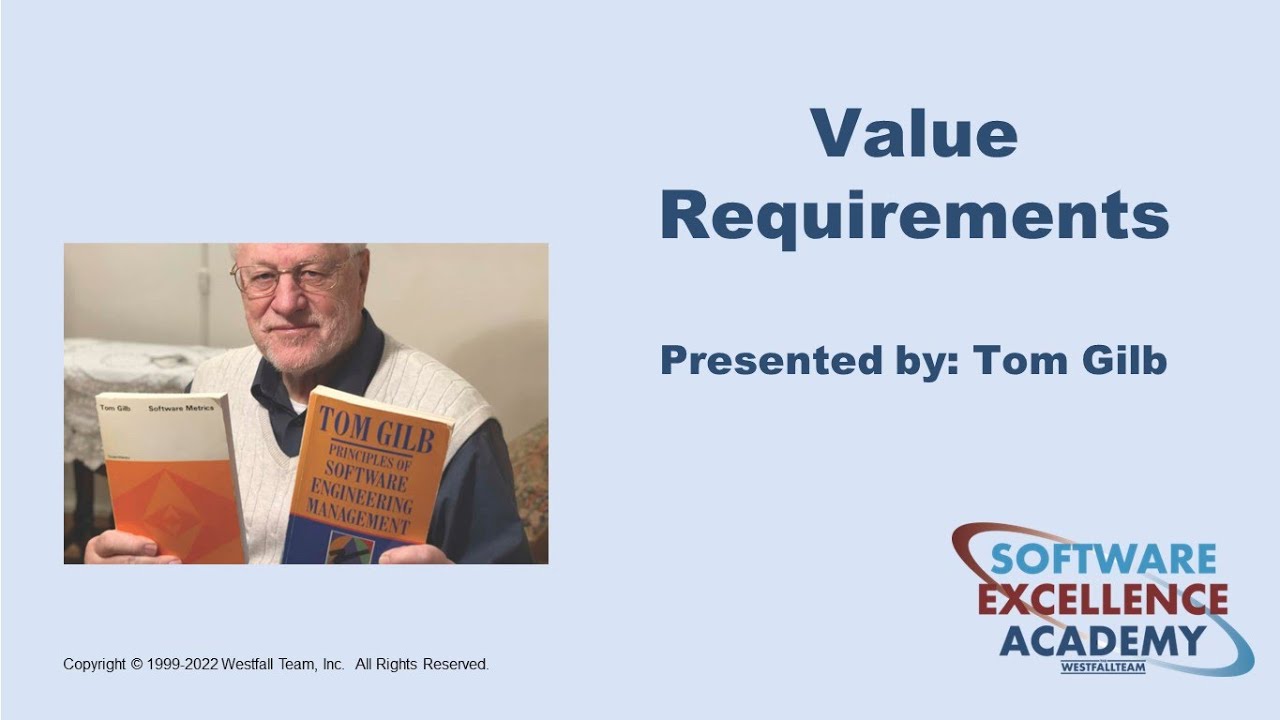 Value Requirements - Tom Gilb