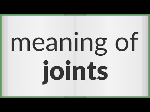 Joints | meaning of Joints
