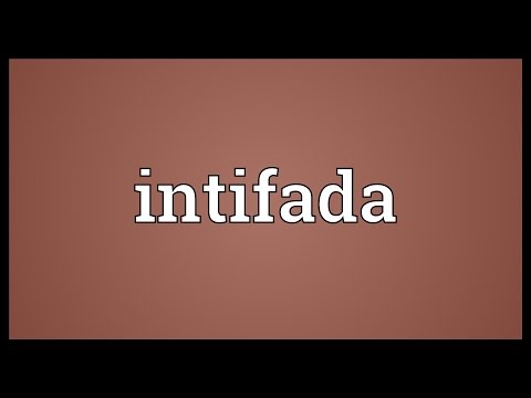 Intifada Meaning