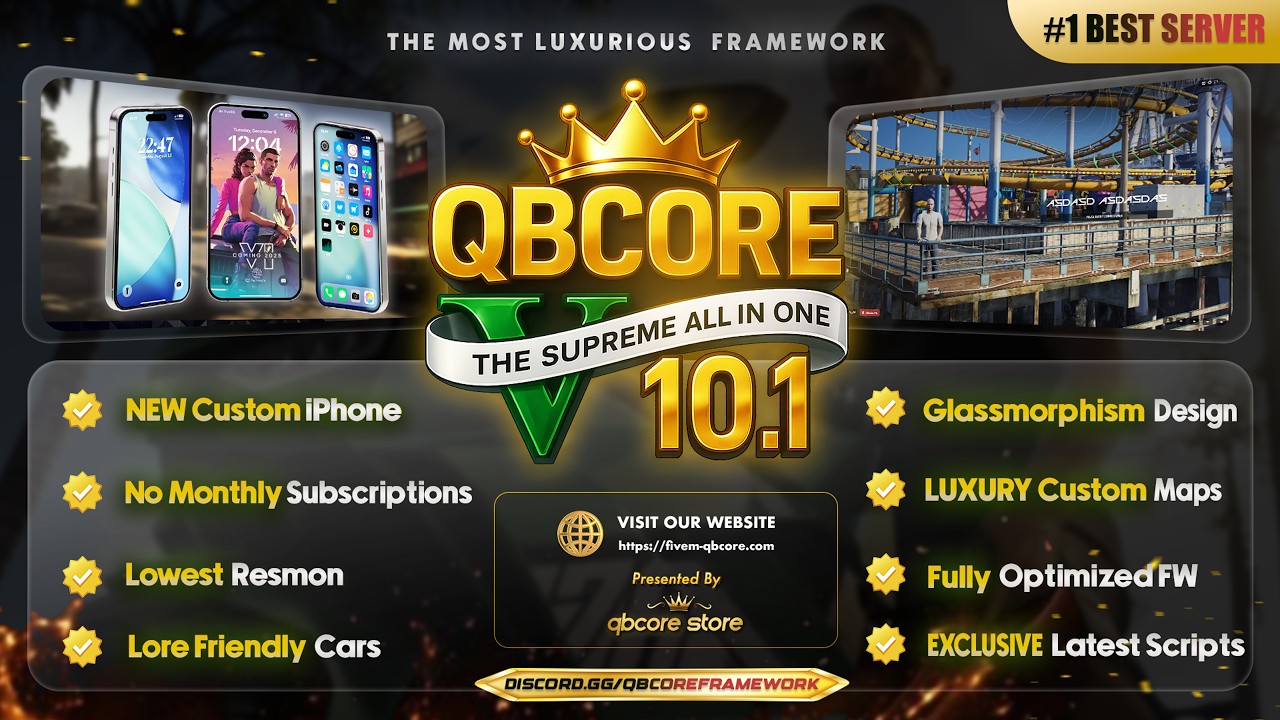 FiveM QBCore AIO Server Pack – 400+ Rare Custom Scripts, Exclusive Maps, Vehicles & Low Resmon