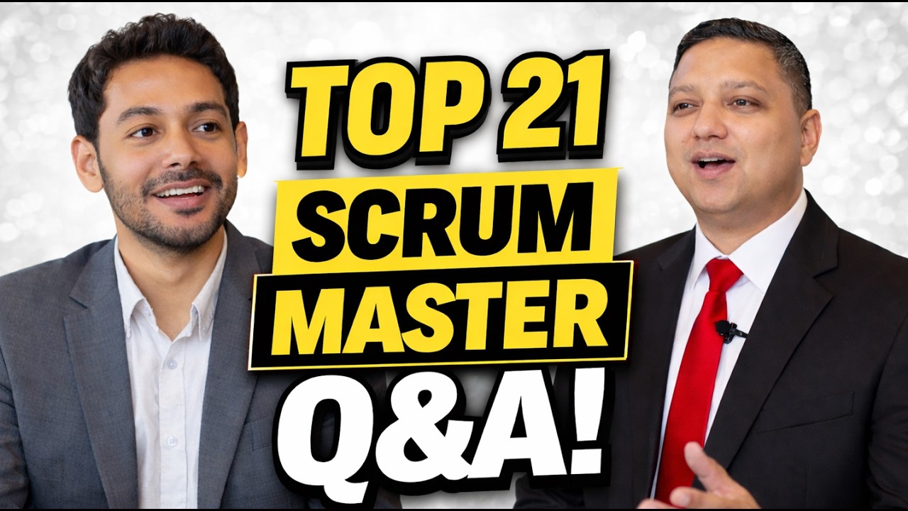Top 21 Most Asked Scrum Master Questions and Answers ⭐ scrum master interview questions #scrummaster
