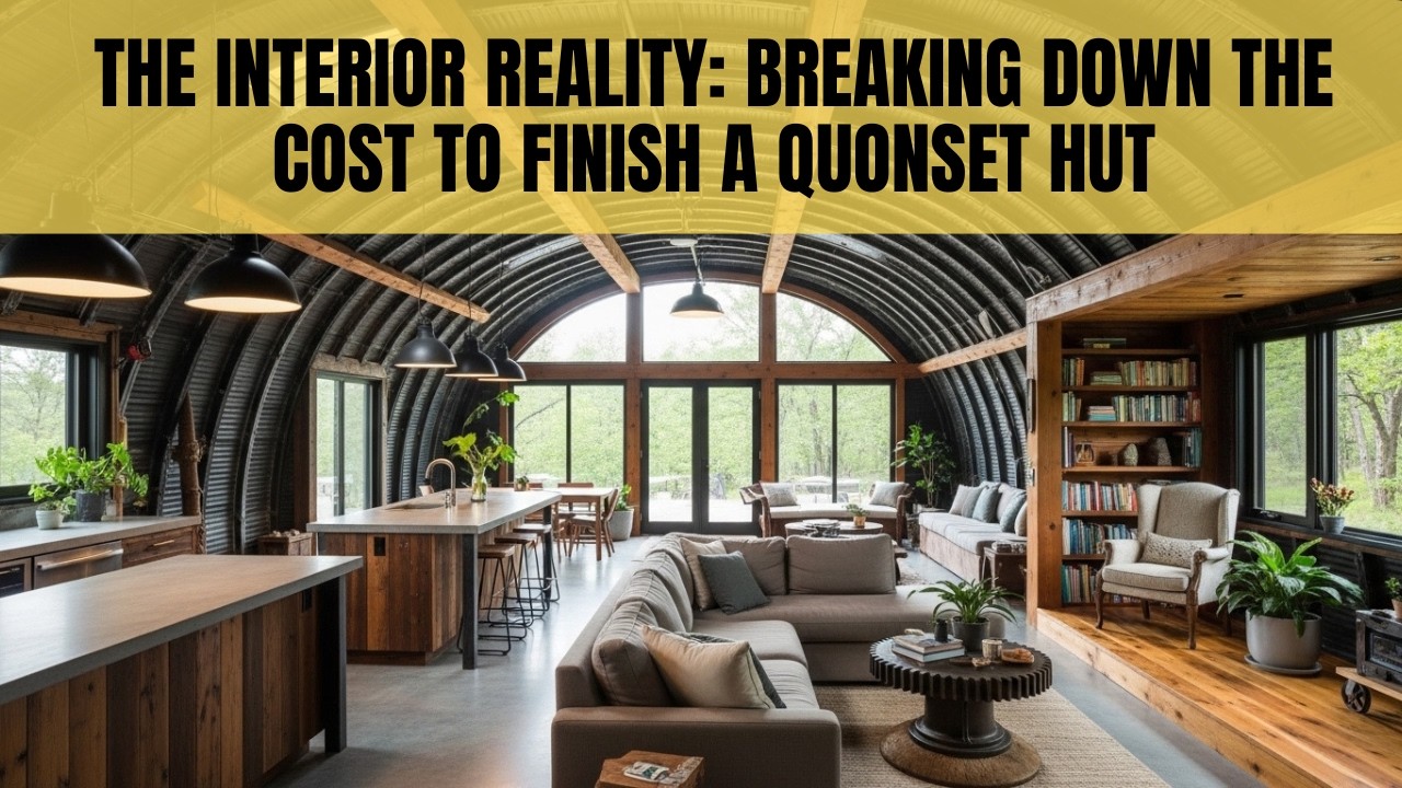 The Interior Reality : Breaking Down the Cost to Finish a Quonset Hut Home