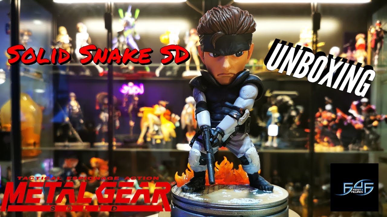 SOLID SNAKE SD METAL GEAR SOLID BY FIRST 4 FIGURES UNBOXING