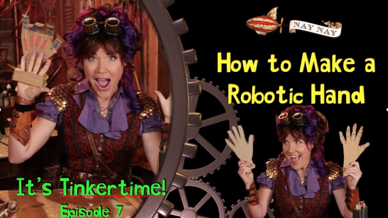 Kids Science - How to make a robotic hand - Tinkertime Ep 7