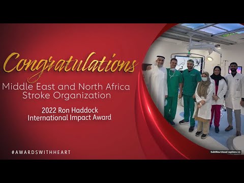 MENA Stroke Organization clinches AHA’s 2022 Ron Haddock International Impact Award
