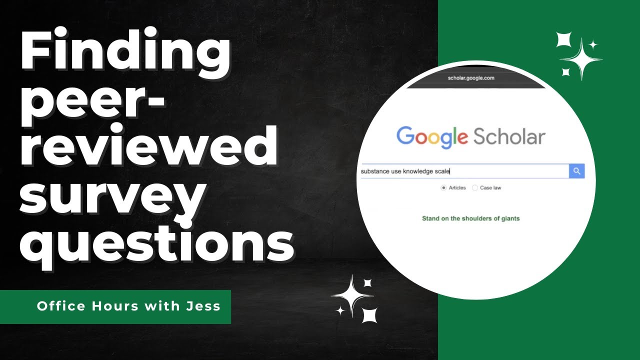 How to Find Scales/Measures/Questions for Research Surveys