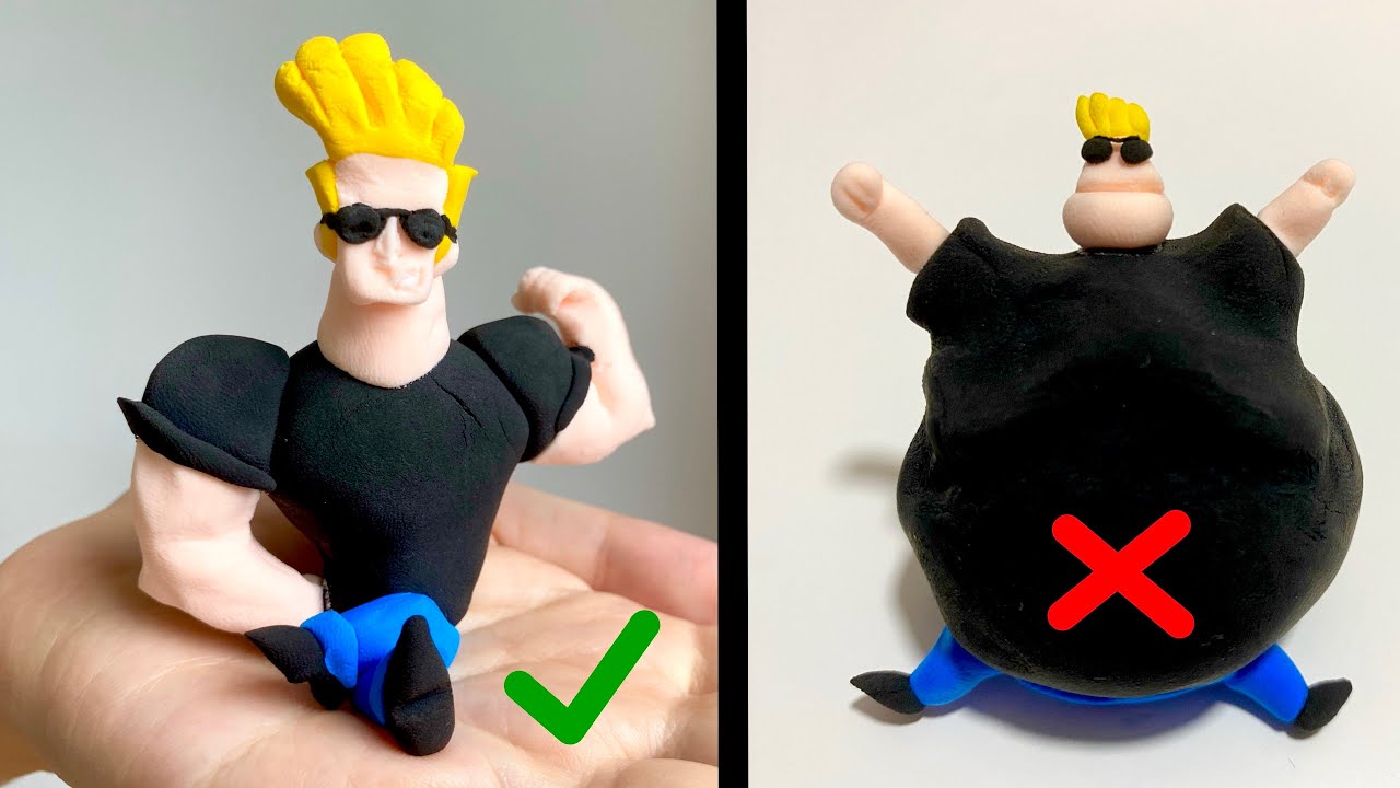 Very easy Johnny Bravo making