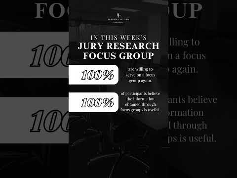 06.23.24 Focus Group Feedback | Derrick Law Firm | South Carolina Personal Injury Attorneys