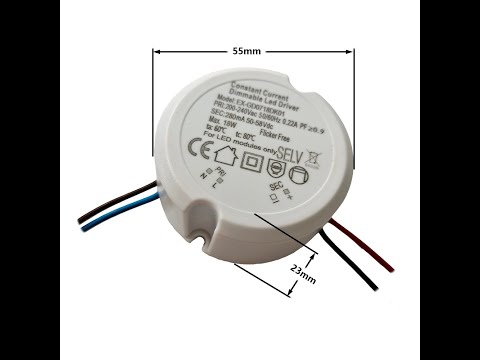 Dimming input 220Vac constant current triac led driver 15W-50W