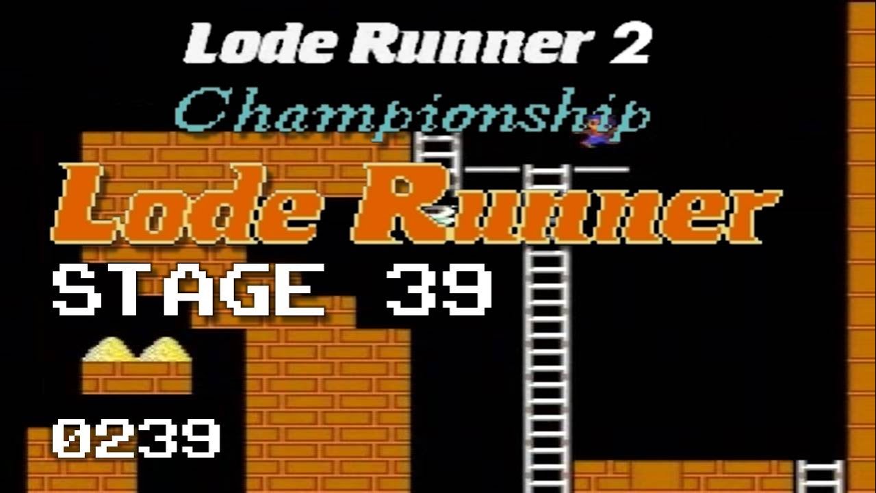 Lode Runner 2 - Stage 39 [0239]