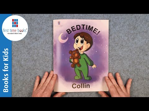 Collin’s Bedtime Book - Personalized Children's Books - First Time Books