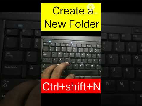How to create a new folder #msword #shortvideo #tech #computer #trending #viral #shorts #short