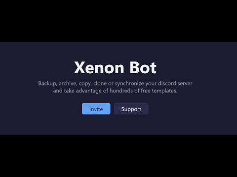 Discord Tutorial - Server setup with Xenon