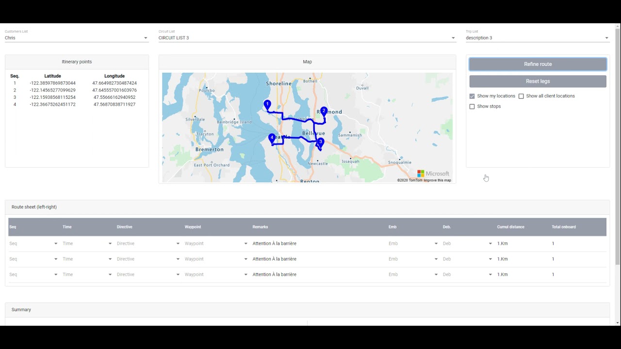 Angular based Map Integration