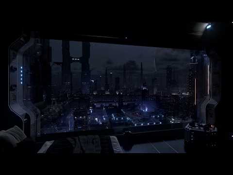 Sounds For Sleeping | A Stunning View Over A Futuristic City At Night | Part 2 | Not AI Generated
